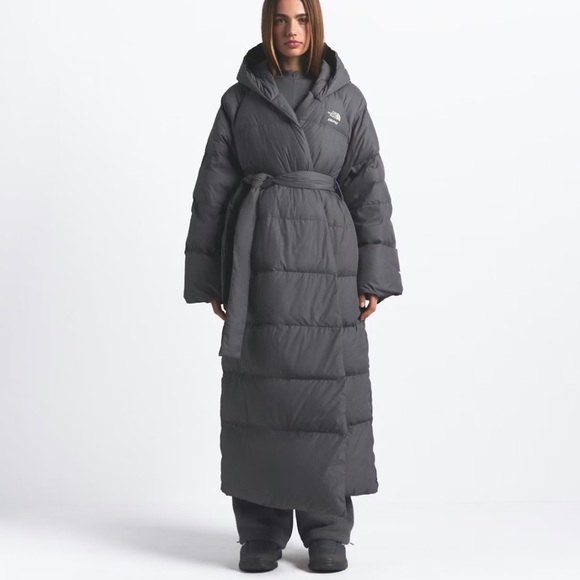 SKIMS | Jackets & Coats | Skims The North Face X Skims Long Puffer Wrap ...
